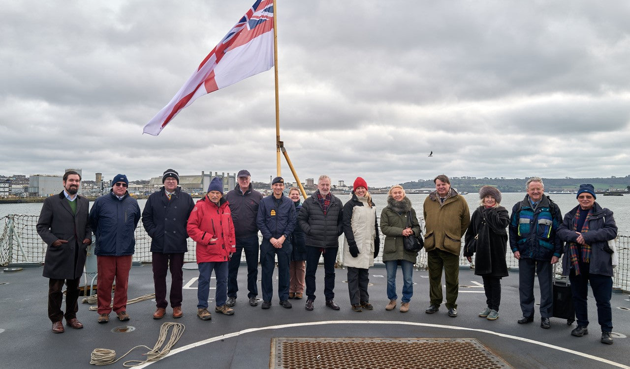 Visit to HMS Portland, January 2025 – The Scriveners Company